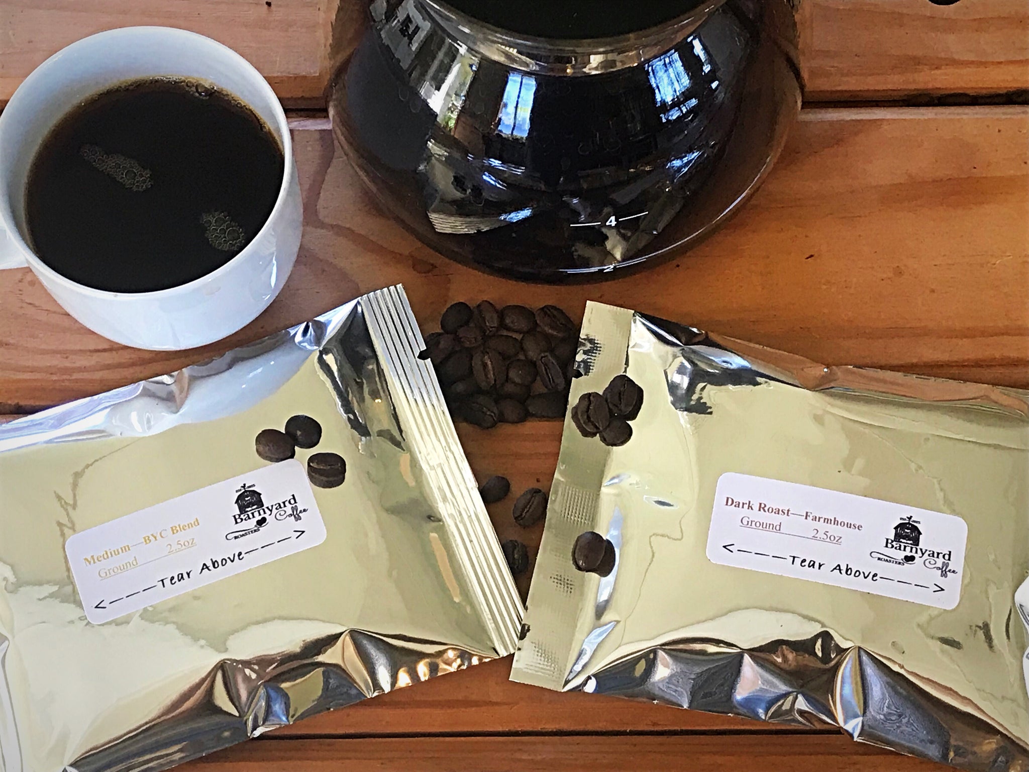 Pouch | Farmhouse | Dark Roast | 1.8 oz | 7-Pack – Barnyard Coffee ...